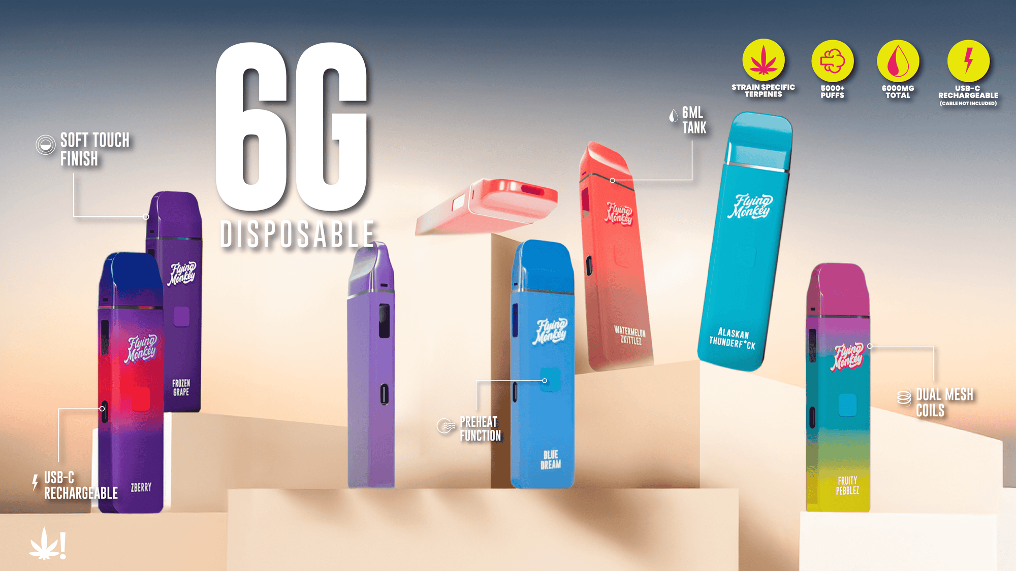 Flying Monkey | Premium Delta 8 THC, Delta 10, HHC, THCP, and More