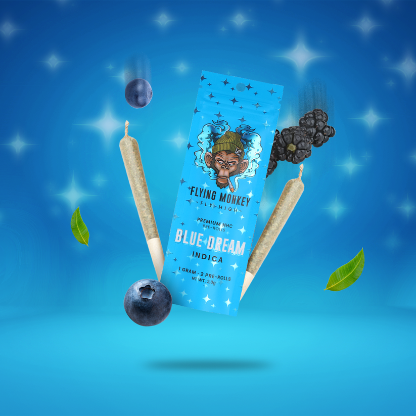 HHC 1 Gram Infused Pre Roll 2ct | Flying Monkey