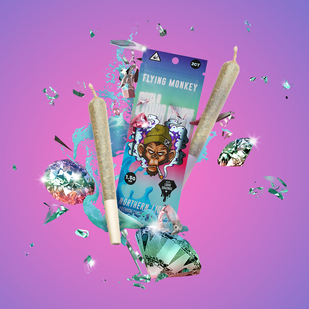 Delta-8 THC Infused Pre Rolls & Joints | High THC Strains – Flying Monkey