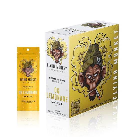 HHC 1 Gram Infused Pre Roll 2ct | Flying Monkey