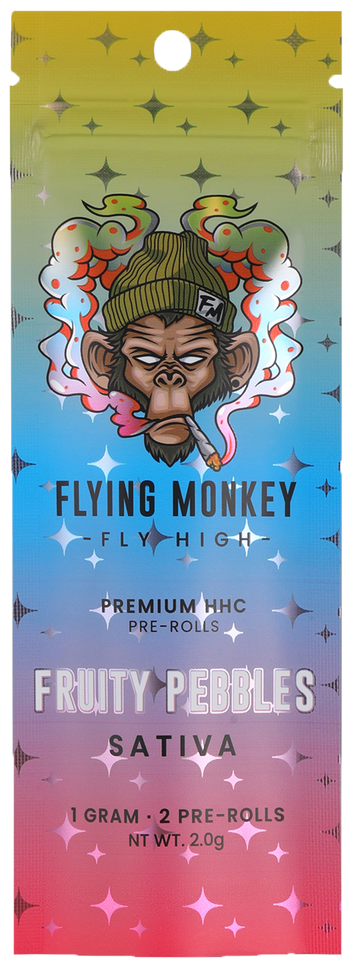 HHC 1 Gram Infused Pre Roll 2ct | Flying Monkey